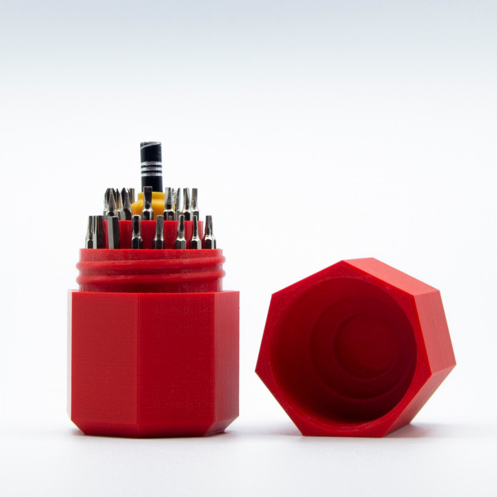 3D Printable Screwdrivers case by 3DCriCos