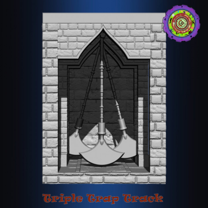 3D Printable Triple Trap Track by C2Dwellers