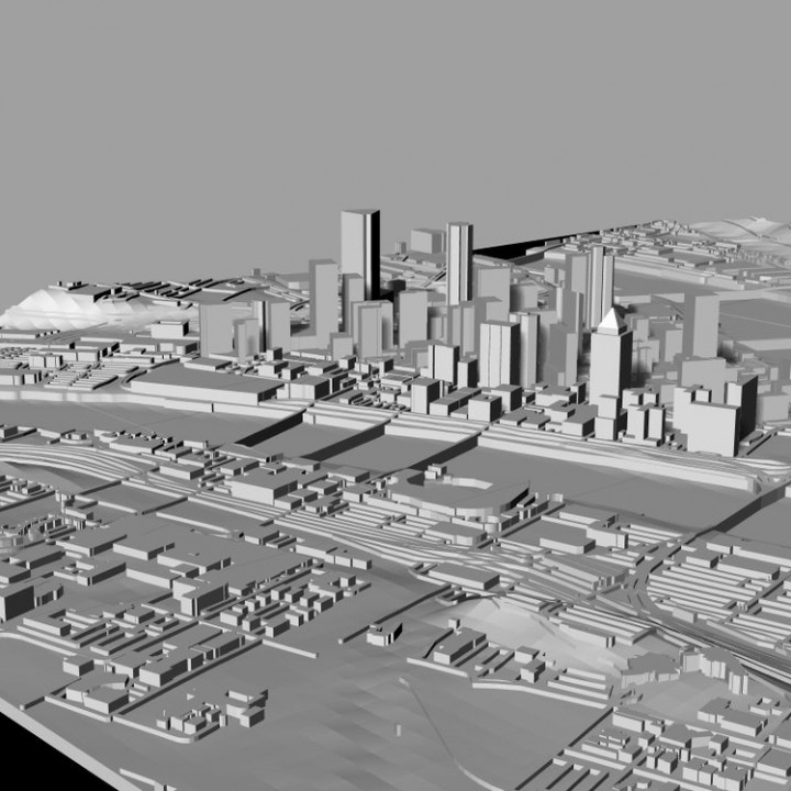 3D Printable 3D Pittsburgh | Digital Files | 3D STL File | Pittsburgh ...