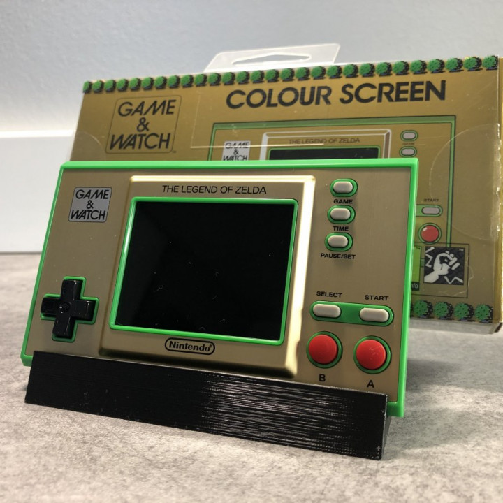 3D Printable Game Watch Zelda Stand by CANAVESE DANIEL