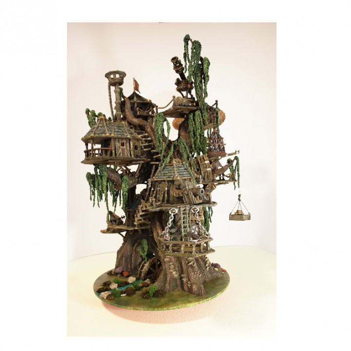 3D Printable Tree Village by Fabio