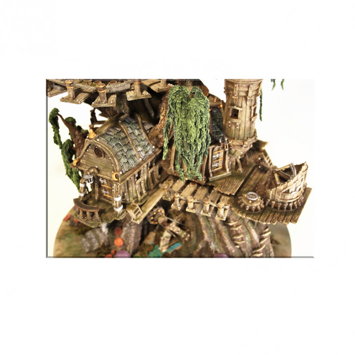 3D Printable Tree Village by Fabio