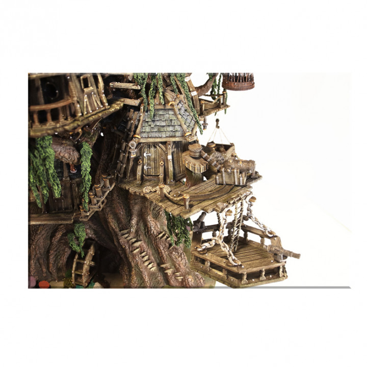 3D Printable Tree Village by Fabio