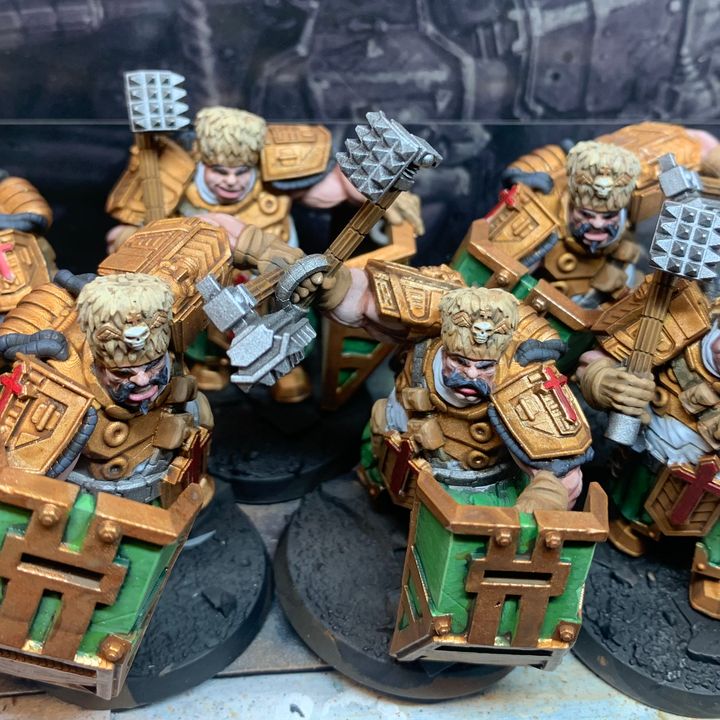 3D Print of Firstborn Ogre Squad by magnuslieng