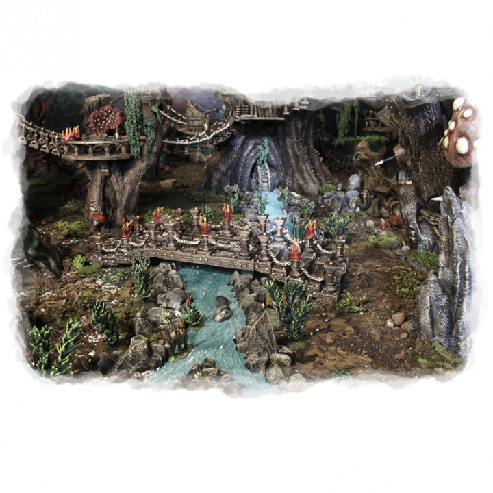 3D Printable Modular River by Fabio