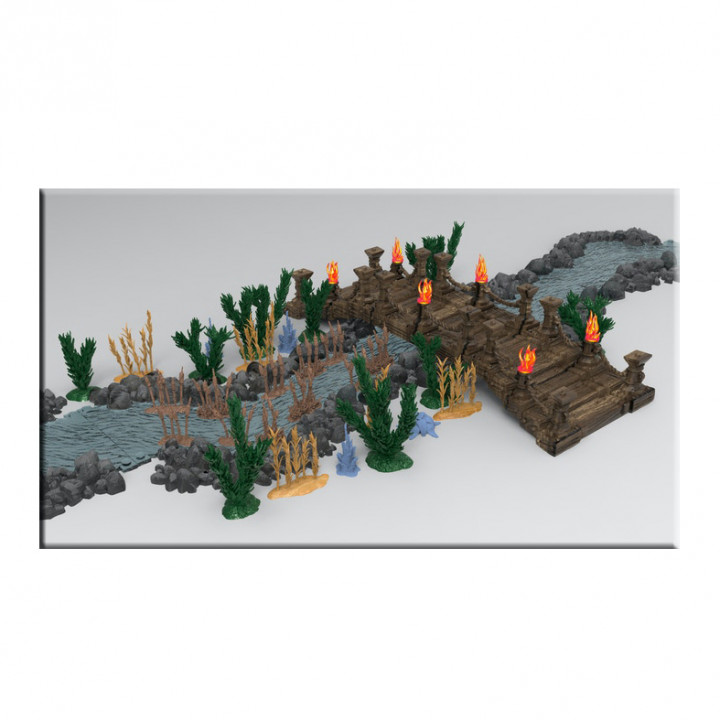 3D Printable Modular River by Fabio