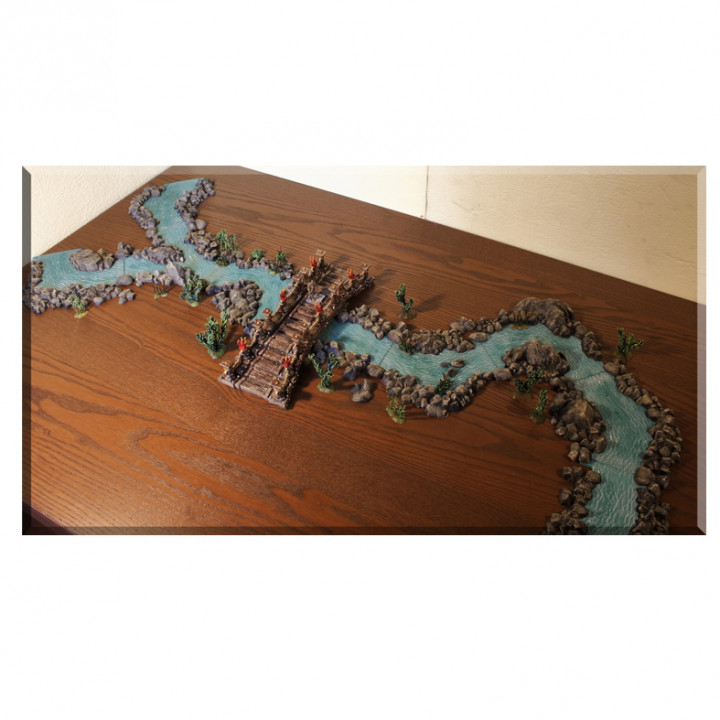3D Printable Modular River by Fabio