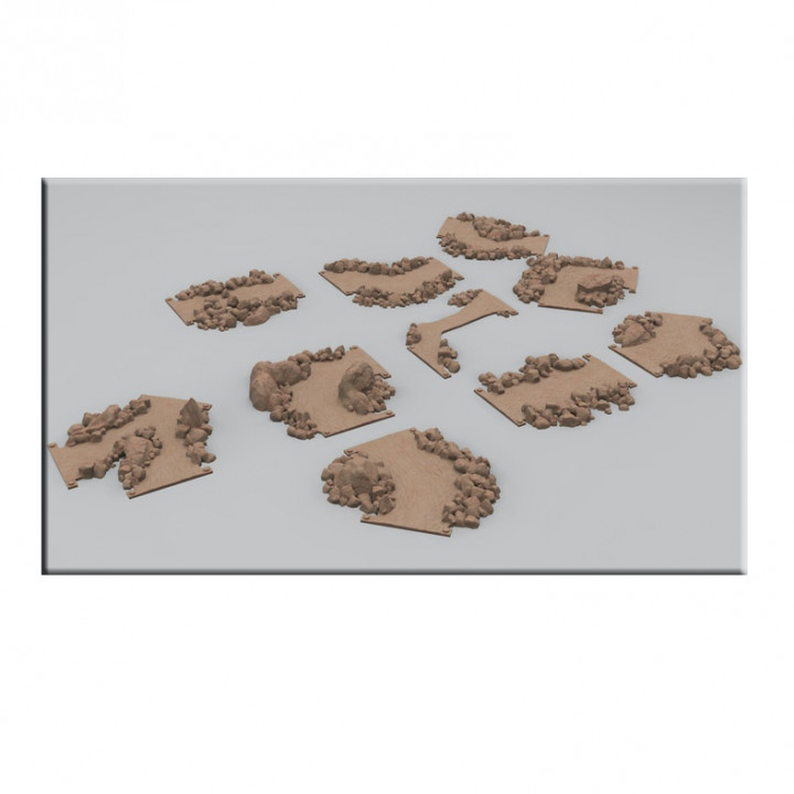 3D Printable Modular River by Fabio