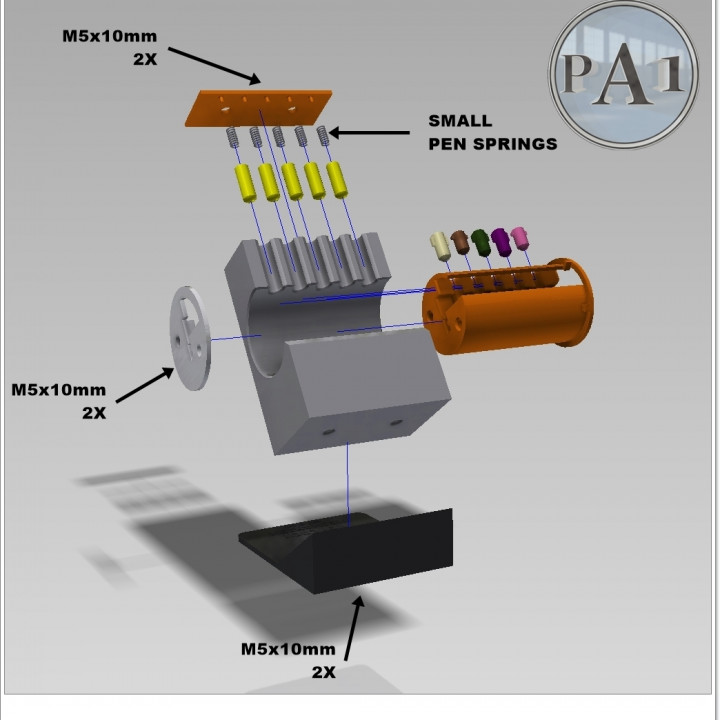3D Printable EDUCATIONAL KEY LOCK MECHANISM by PA1