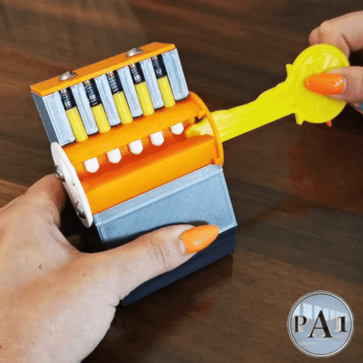 3D Printable EDUCATIONAL KEY LOCK MECHANISM by PA1