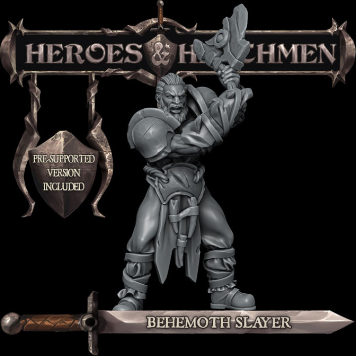 3D Printable Behemoth Slayer by RocketPigGames