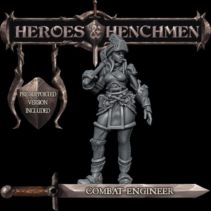 3D Printable Combat Engineer by RocketPigGames