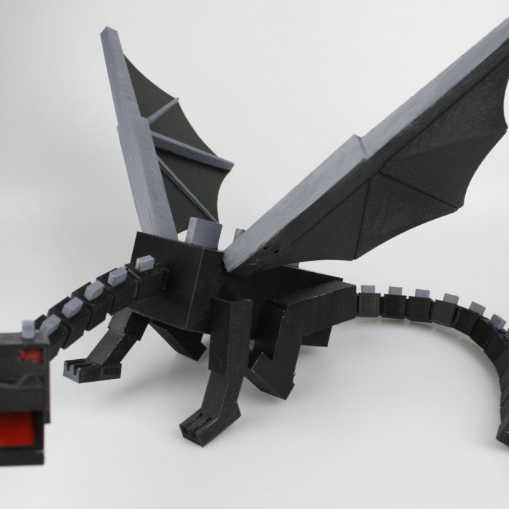 3D Printable Ender Dragon Minecraft by Mugus