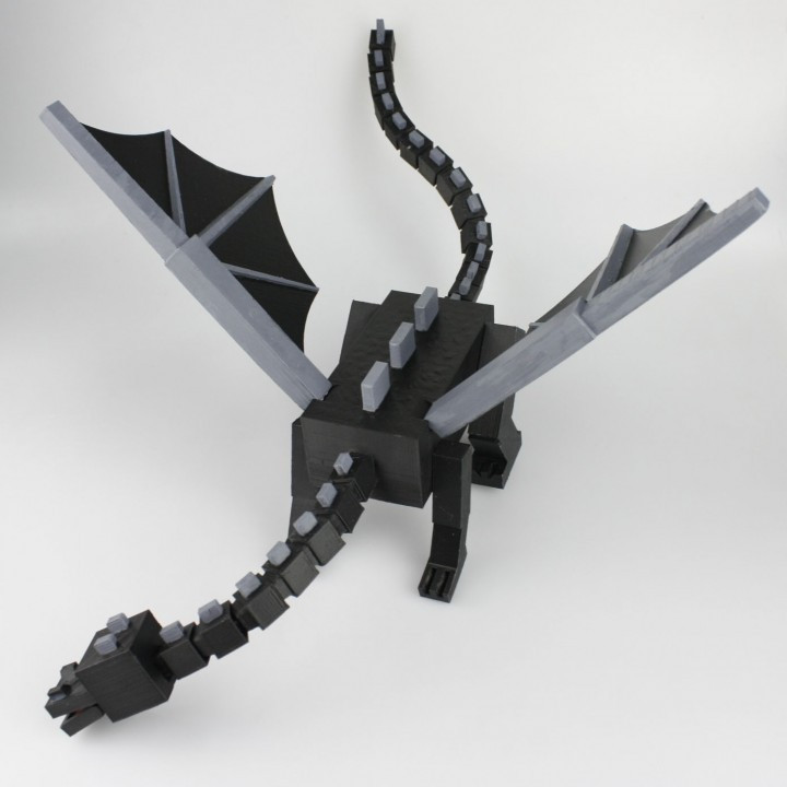 3D Printable Ender Dragon Minecraft by Mugus