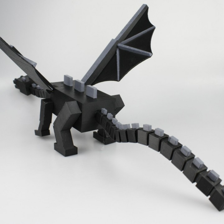 3D Printable Ender Dragon Minecraft by Mugus