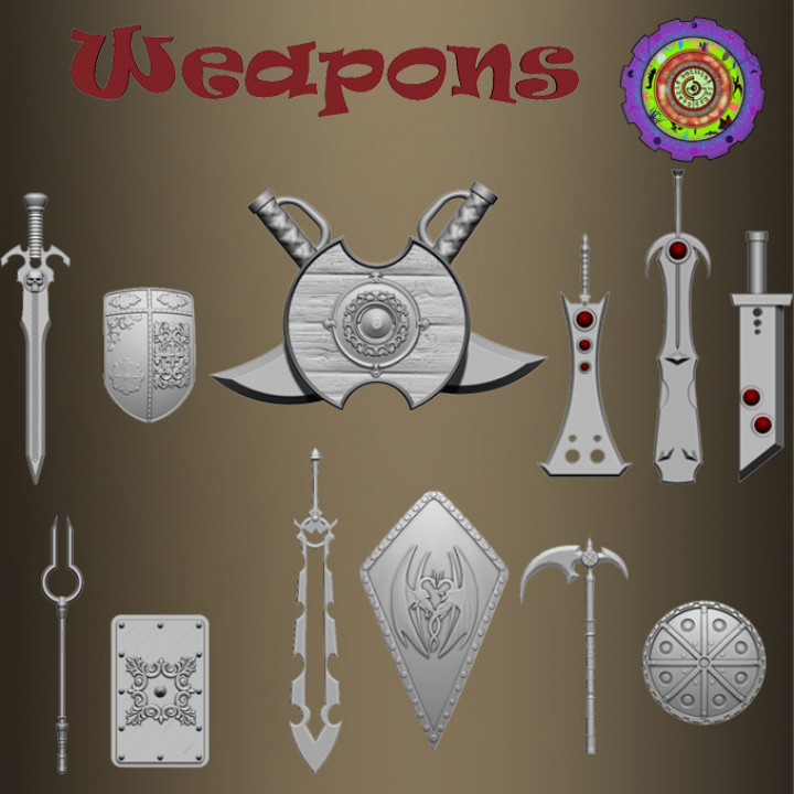 3D Printable Weapons by C2Dwellers