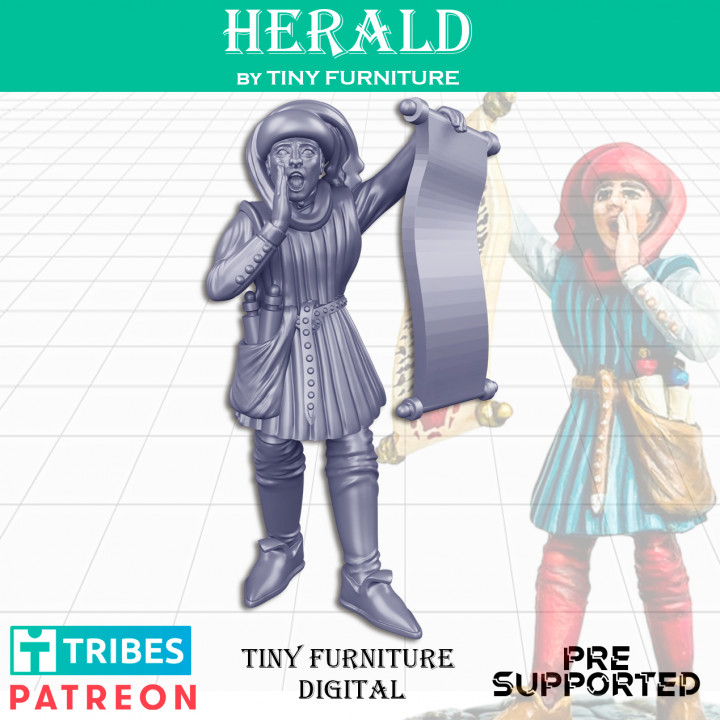3D Printable Herald by Tiny Furniture
