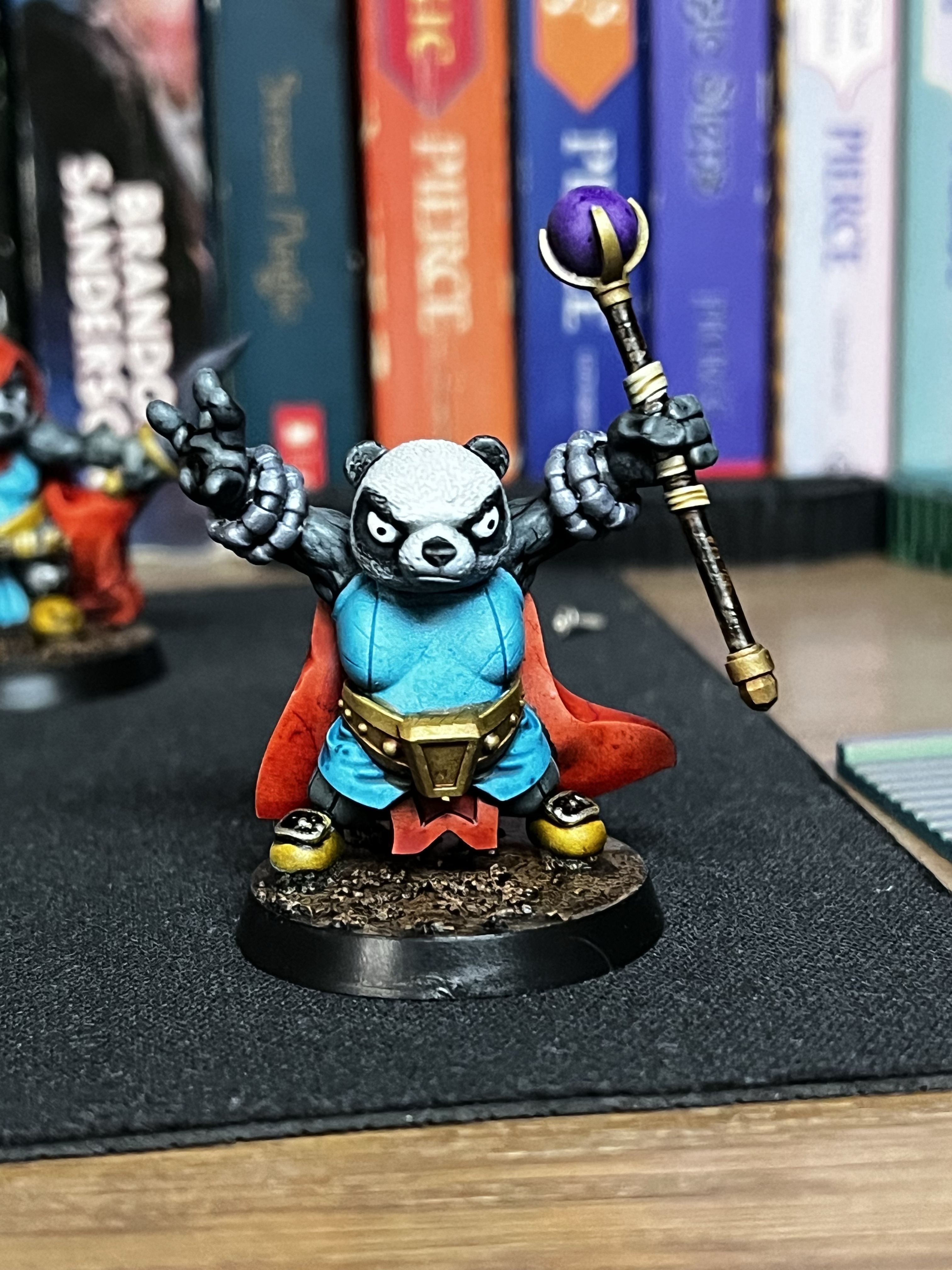 3D Printable Panda Wizard (pre-supported included) by Dice Heads