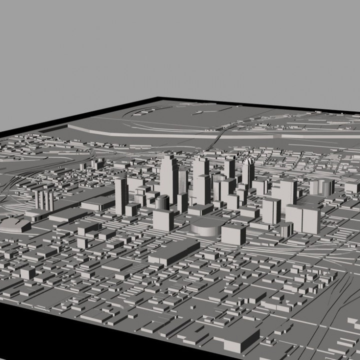3D Printable 3D Kansas City | Digital Files | 3D STL File | Kansas City ...