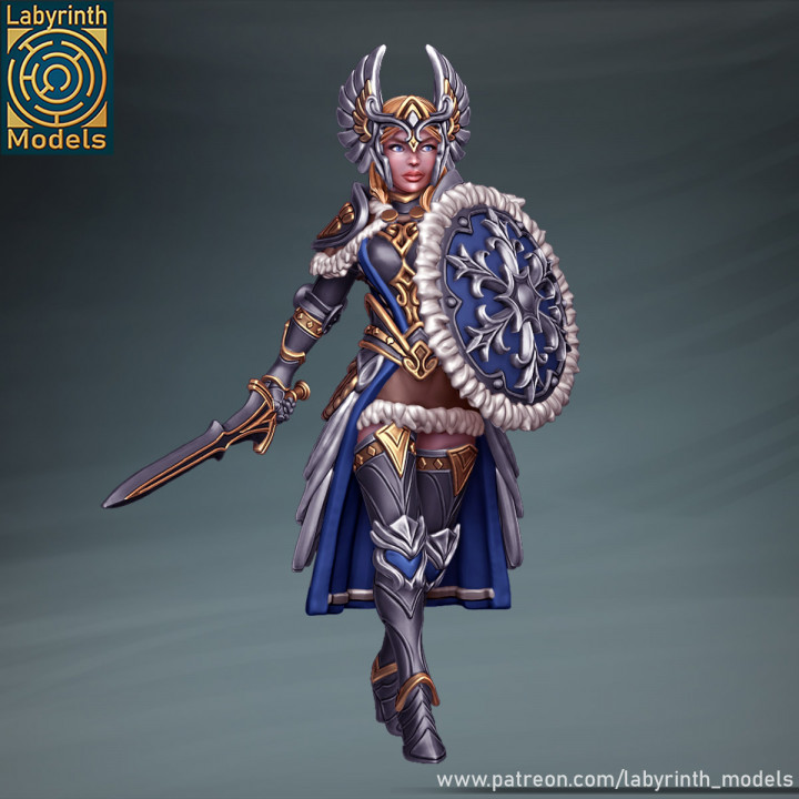 3D Printable Valkyries Collection - 32mm scale by Labyrinth Models