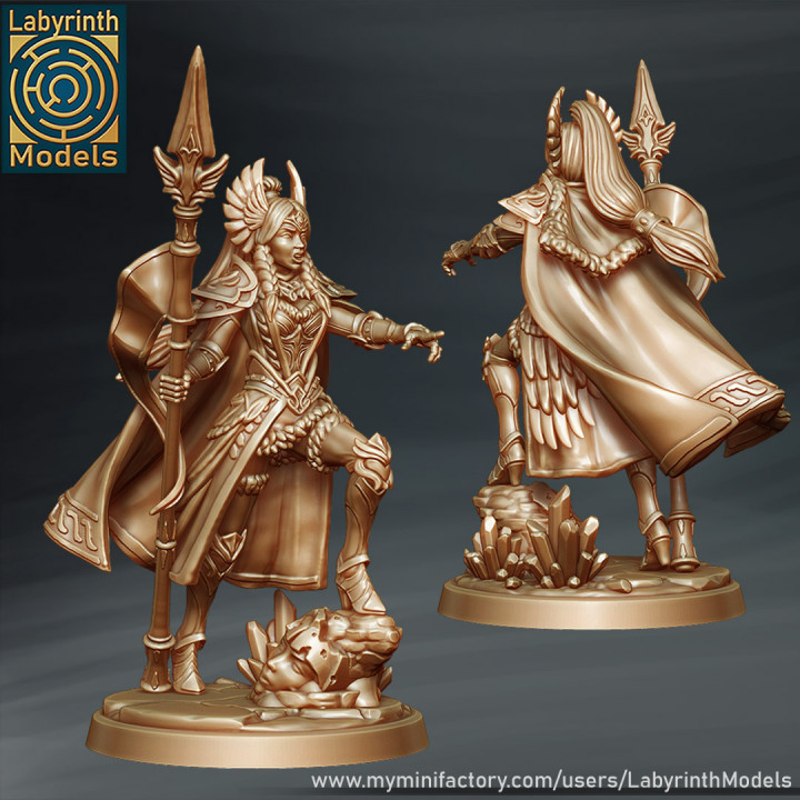 3D Printable Valkyries Collection - 32mm scale by Labyrinth Models