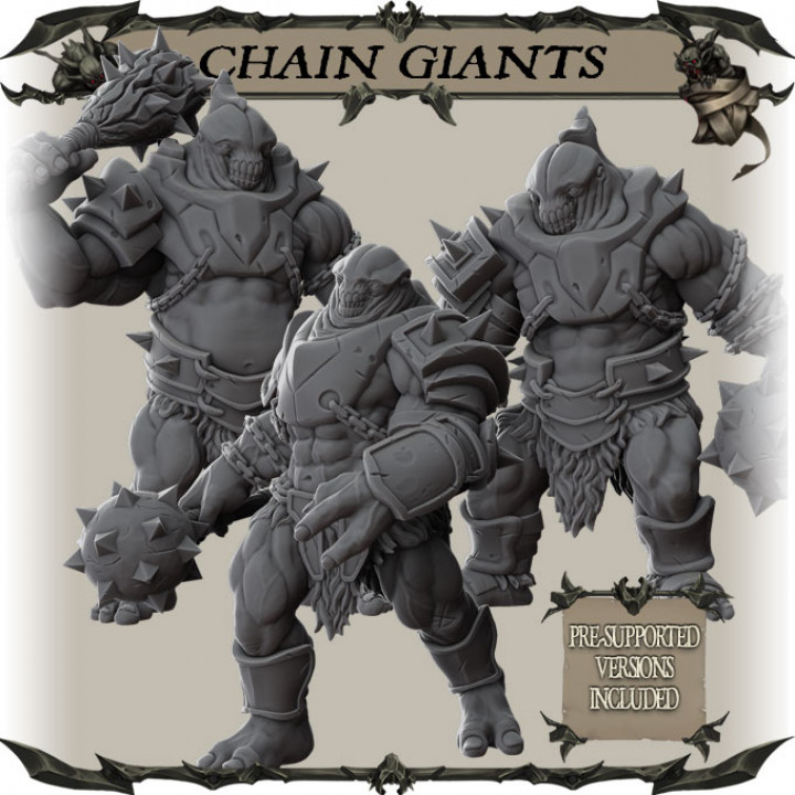 3D Printable Chain Giants by RocketPigGames
