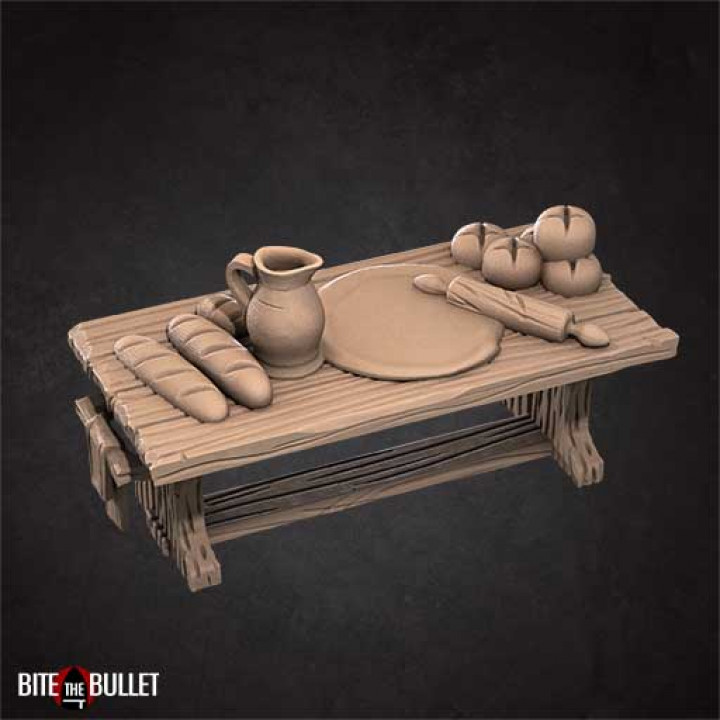 3D Printable Bakery Assets Pack by Bite the Bullet