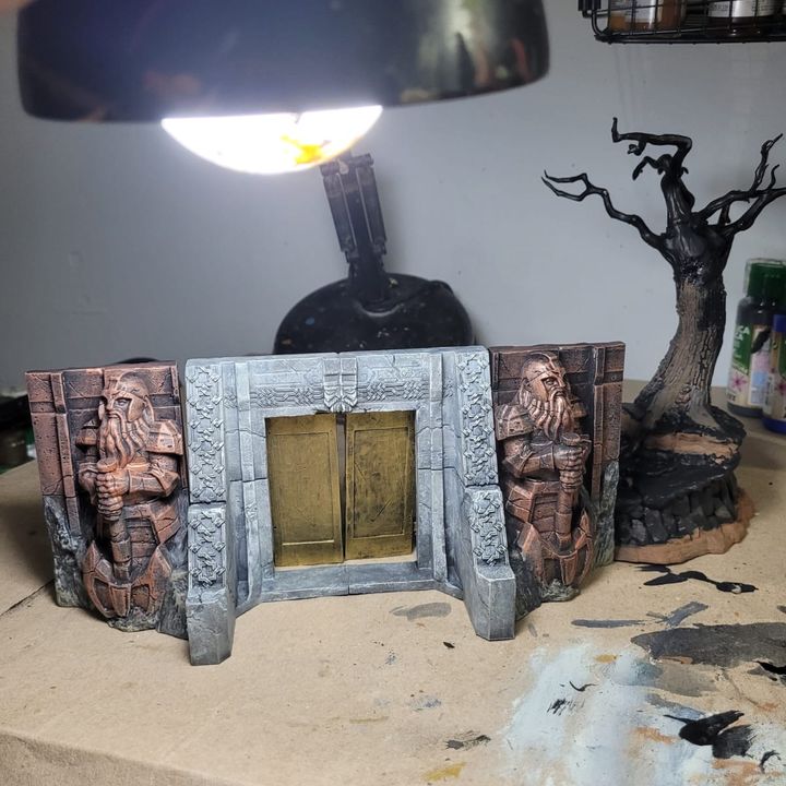 3D Print of Dwarf Gate by Brazillithid