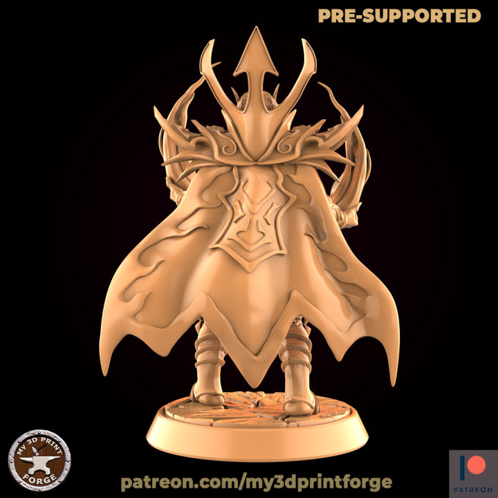 3D Printable Blood Elf Mage Fire Caster by My3DPrintForge