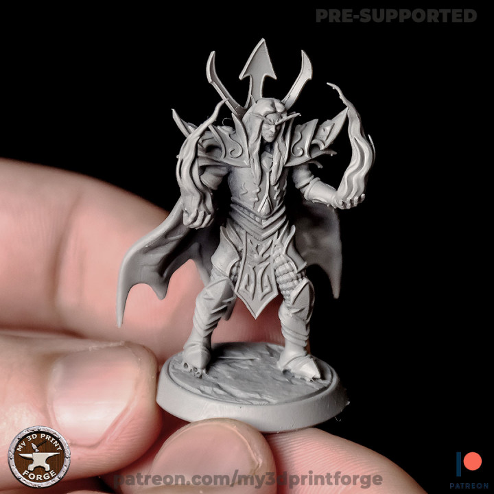 3D Printable Blood Elf Mage Fire Caster by My3DPrintForge