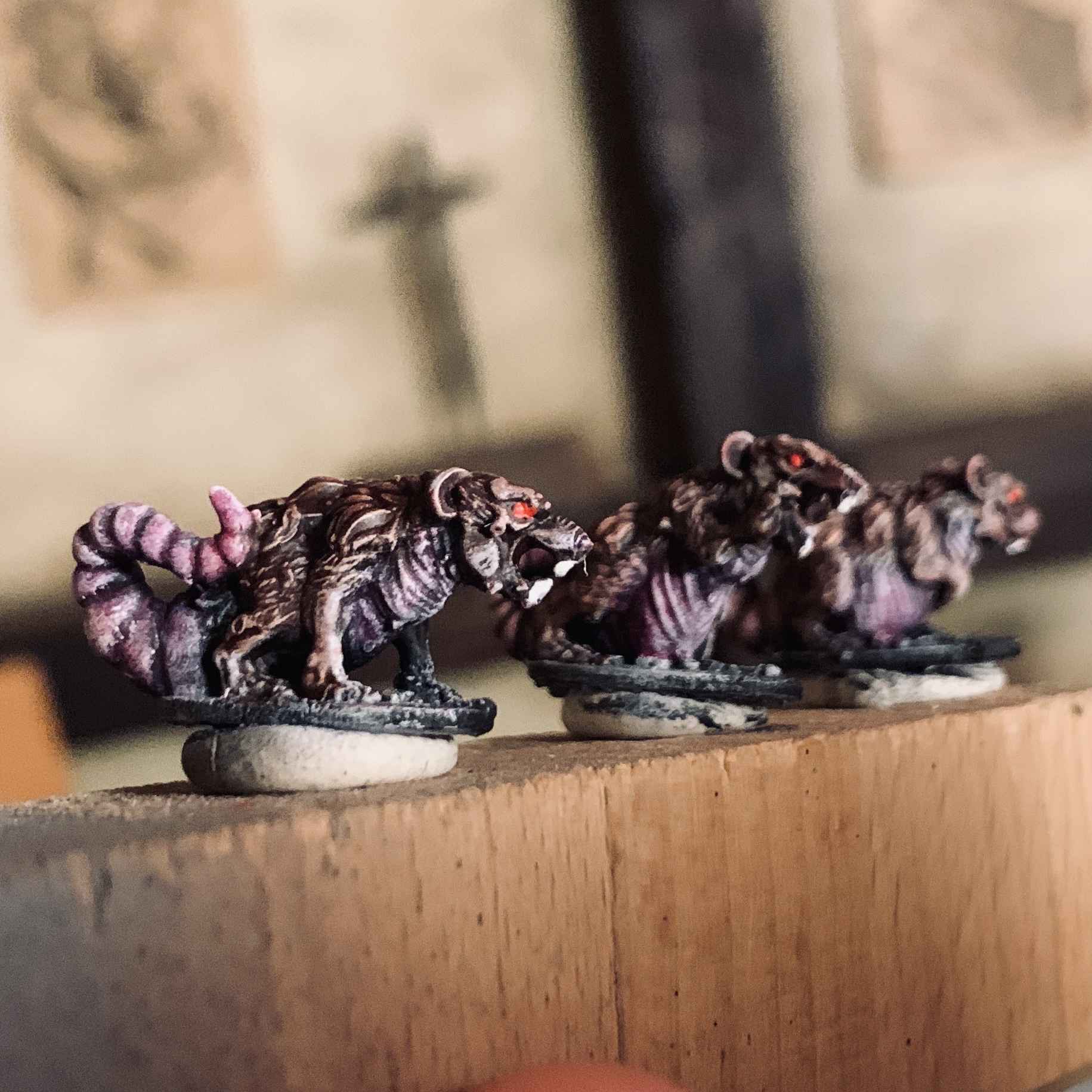 3D Printable Giant Rats (pre supported) by Duncan Shadow