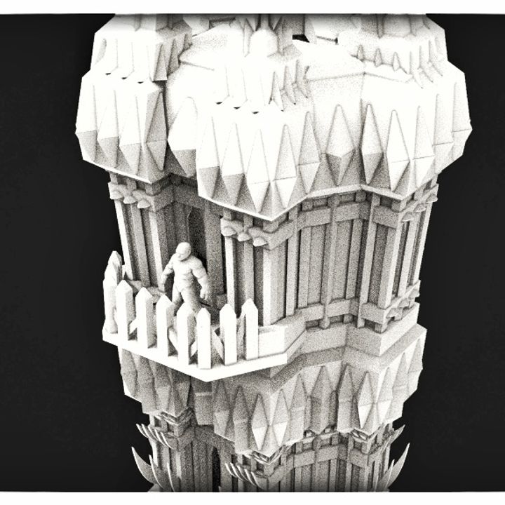 3D Printable Iron Tower by Fabio