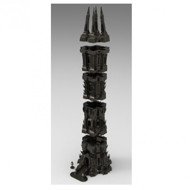 3D Printable Iron Tower by Fabio