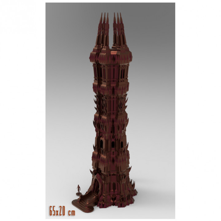 3D Printable Iron Tower by Fabio