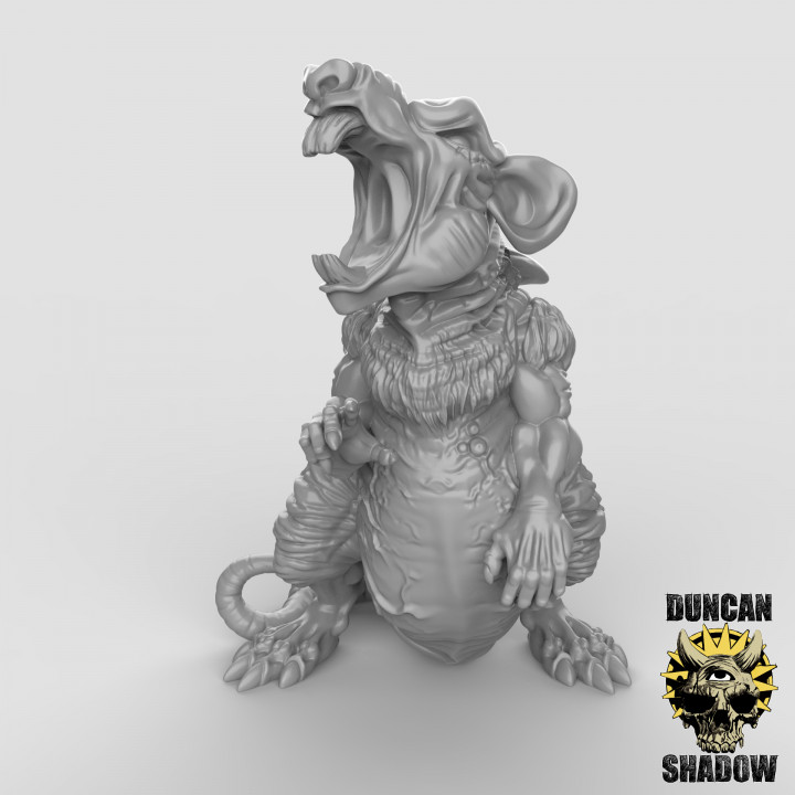 3D Printable Dire Rats (pre supported) by Duncan Shadow