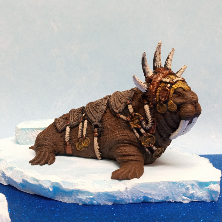 3D Print of Walrus God [Support-free] by PermianQueen