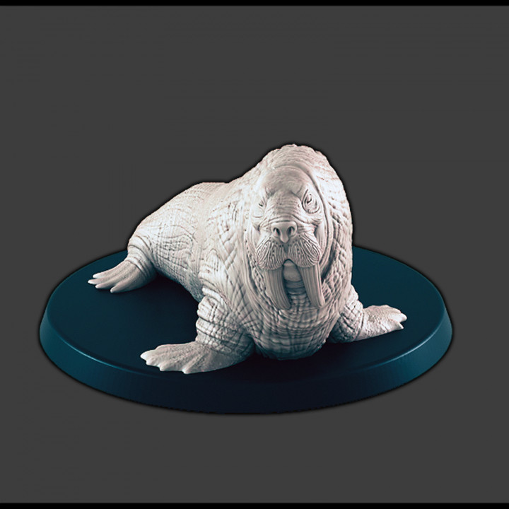 3D Printable Walrus God [Support-free] by Evan Carothers