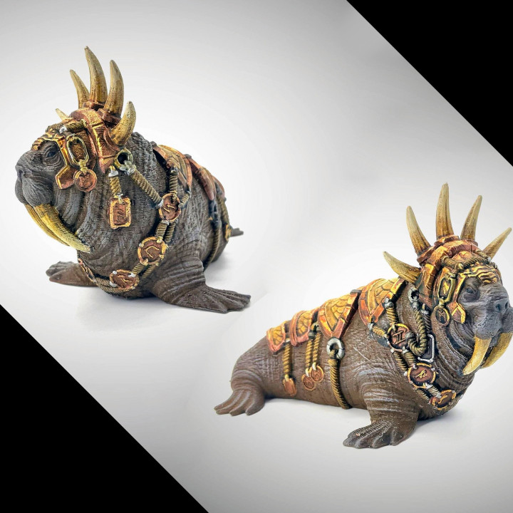 3D Printable Walrus God [Support-free] by Evan Carothers