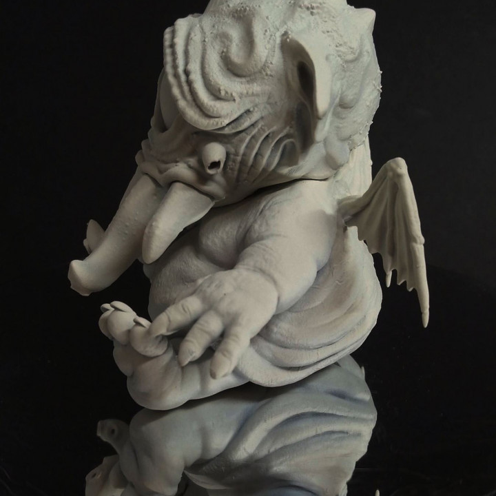 3D Printable Spawn of Cthulhu / Cutethulhu by Keith Talbot