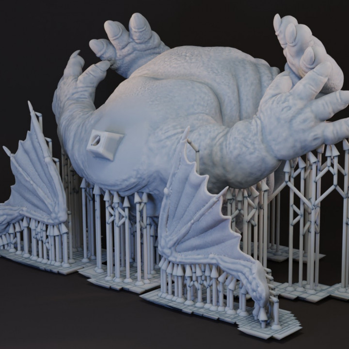 3D Printable Spawn of Cthulhu / Cutethulhu by Keith Talbot
