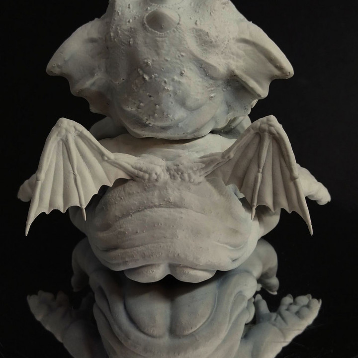 3D Printable Spawn of Cthulhu / Cutethulhu by Keith Talbot