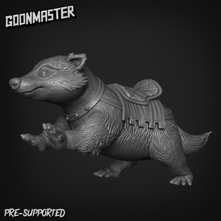 3D Printable BadgerMount and Rabbit Knight Rider 3 by Goon Master