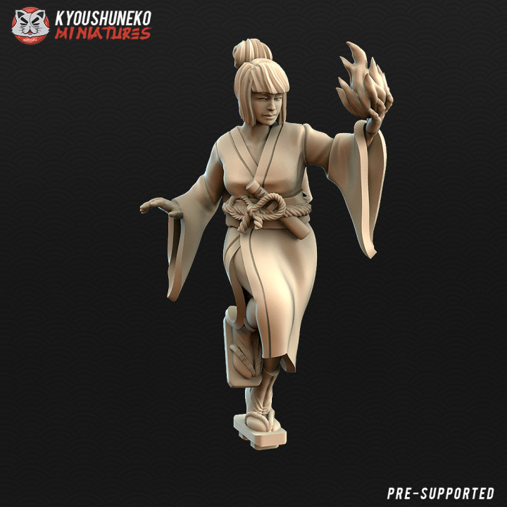 3D Printable Shugenja by Kyoushuneko Miniatures