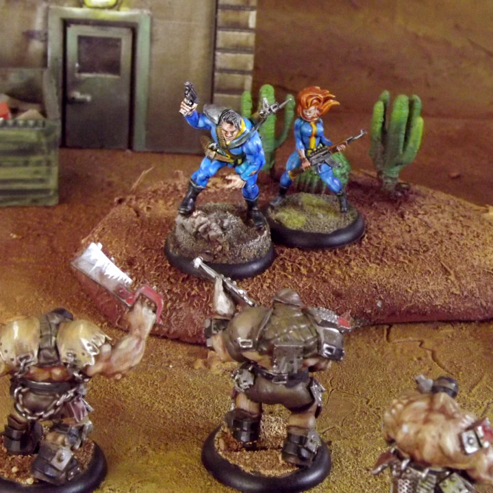 3D Printable Vault Dwellers by Across the Realms