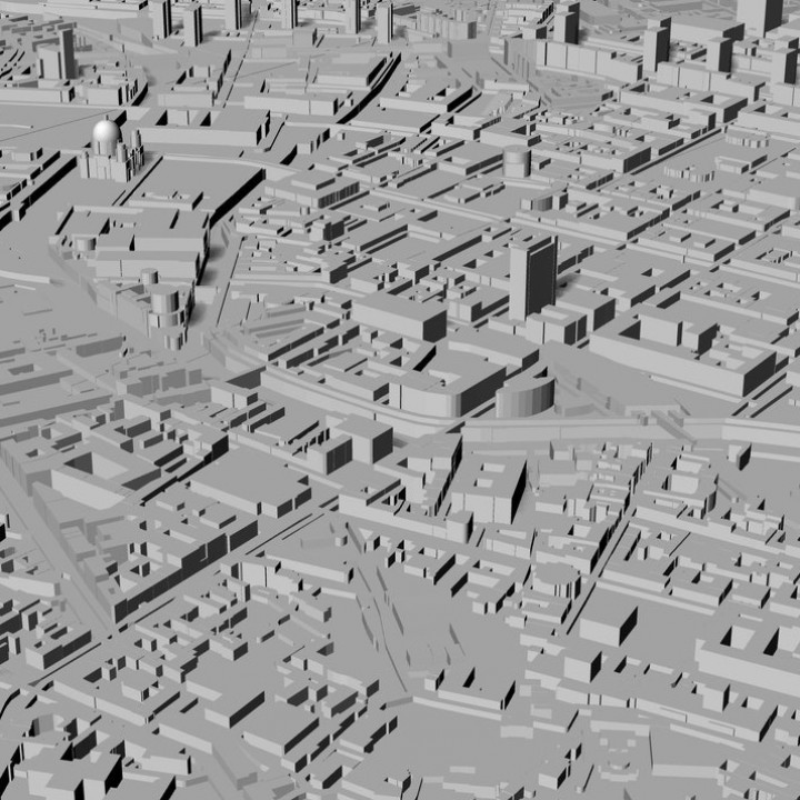 3D Printable 3D Berlin | Digital Files | 3D STL File | Berlin 3D Map ...