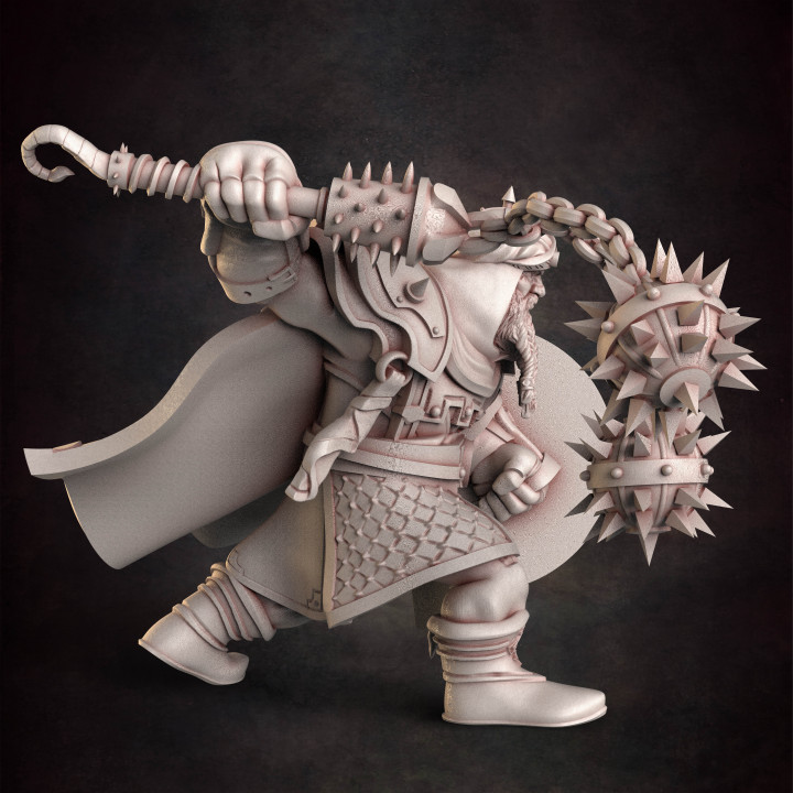 3D Printable Dwarf Bandit 1 by Red Clay Collectibles