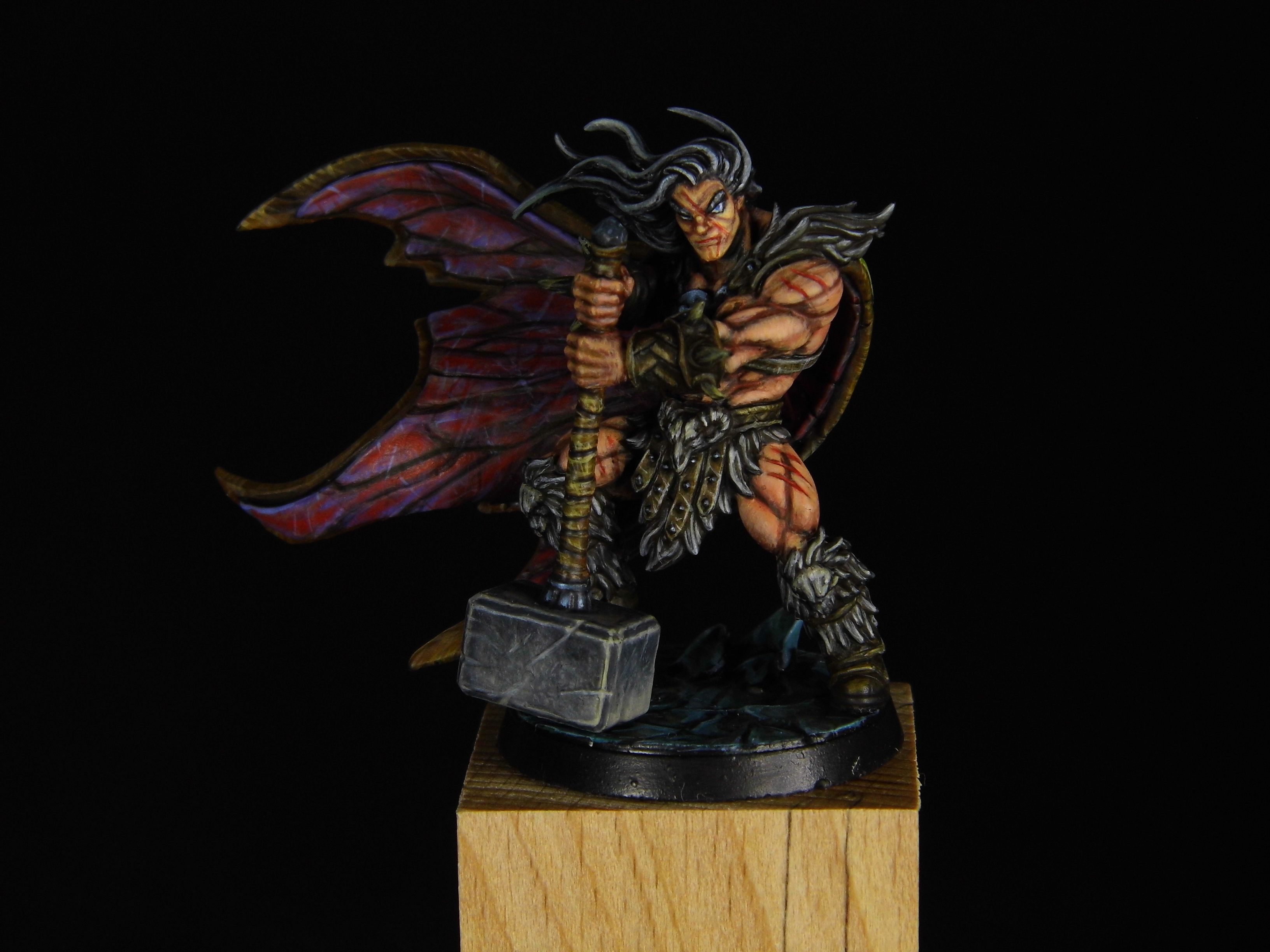 3D Printable Krommir Stronghammer - Dragonpeak Barbarians Hero by ...