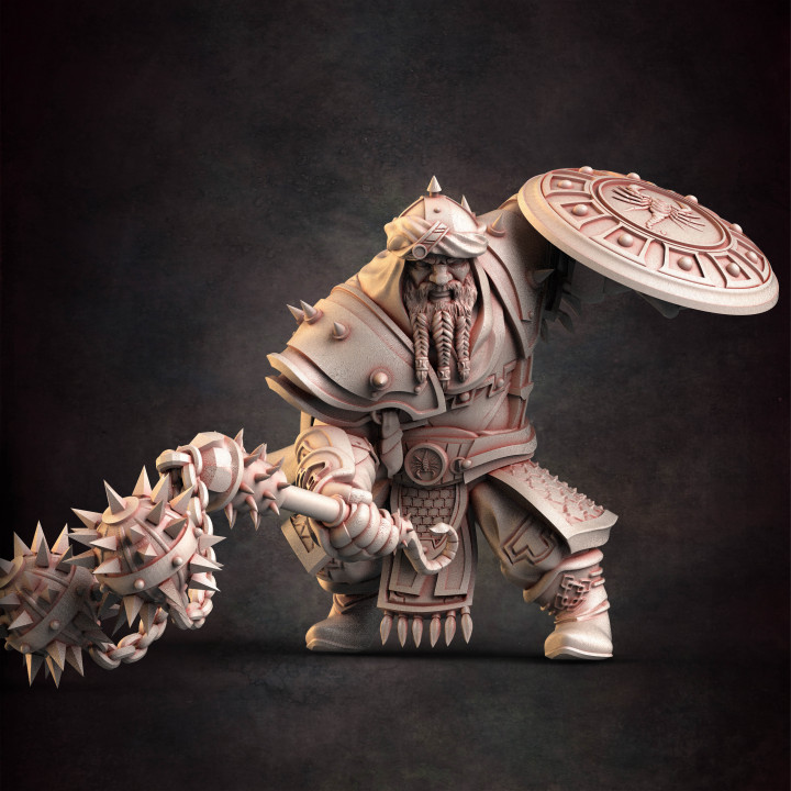 3D Printable Dwarf Bandit 3 by Red Clay Collectibles