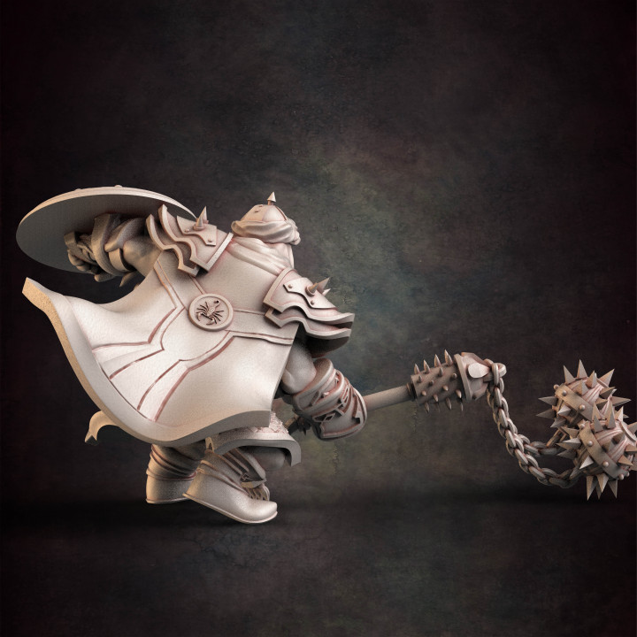 3D Printable Dwarf Bandit 3 by Red Clay Collectibles