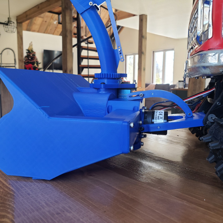 3D Printable DBM RC M10 SNOWBLOWER by Maxime Bordeleau